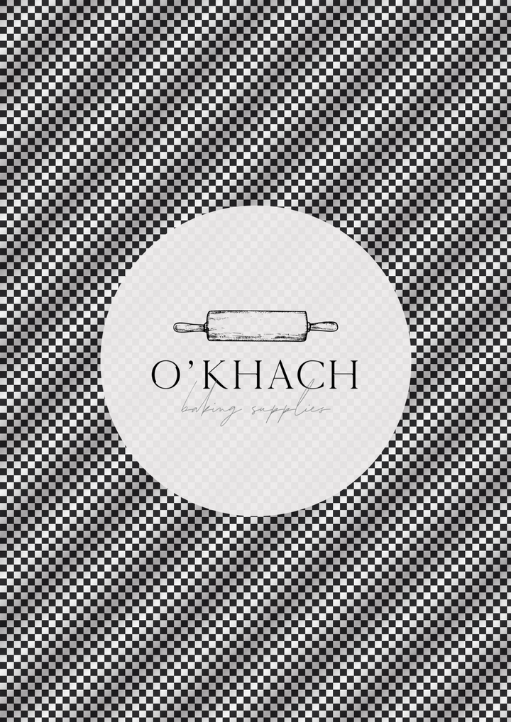 Checkerboard Pattern - Edible Images – O'Khach Baking Supplies
