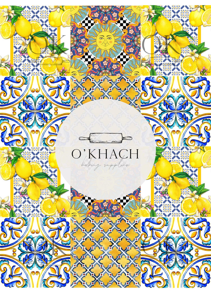 OK Positano Patterns - Edible Images – O'Khach Baking Supplies